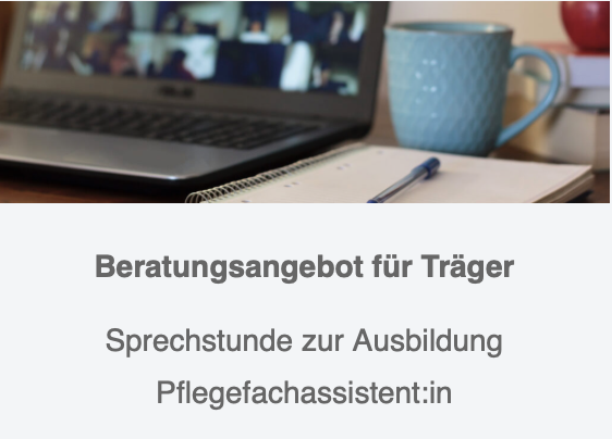 Ausbildung z. Pflegefachassistent:in. Start 1.5.24: Jetzt anmelden!